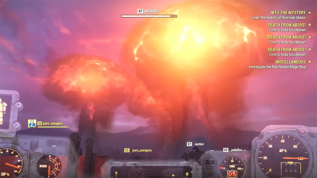 3 bombas nucleares “crasham” servidores de Fallout 76 | OtakuPT