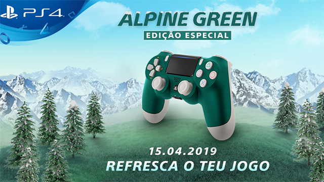 PlayStation revela DUALSHOCK 4 Alpine Green | OtakuPT