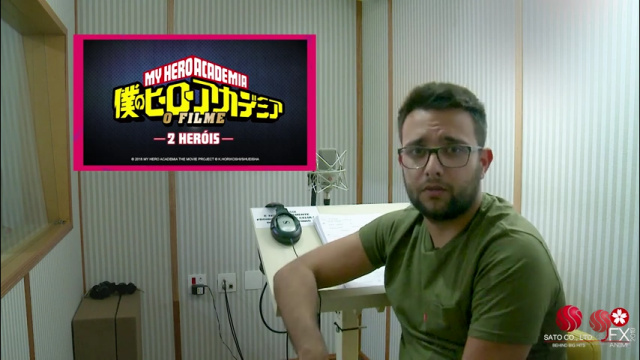 Felipe Zilse como Tenya Iida em My Hero Academia: 2 Heróis | OtakuPT