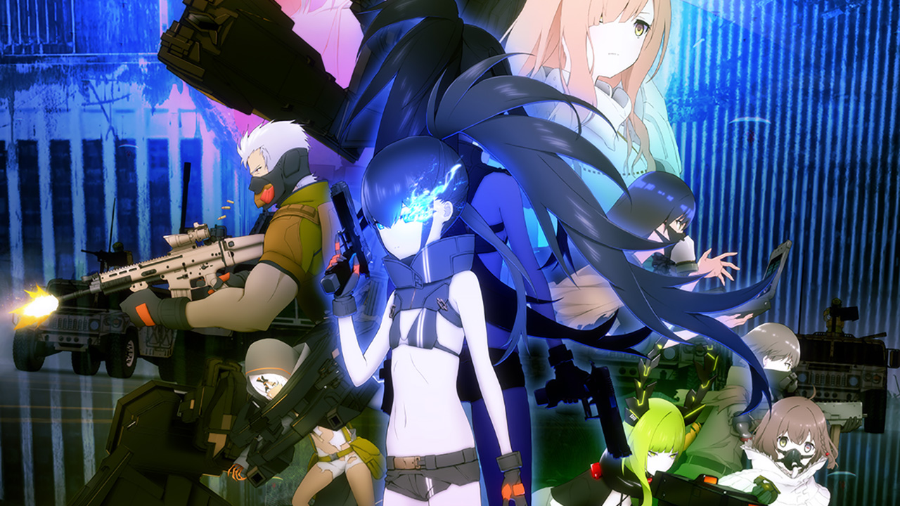 Imagem promocional de Black Rock Shooter: Dawn Fall reúne as ...