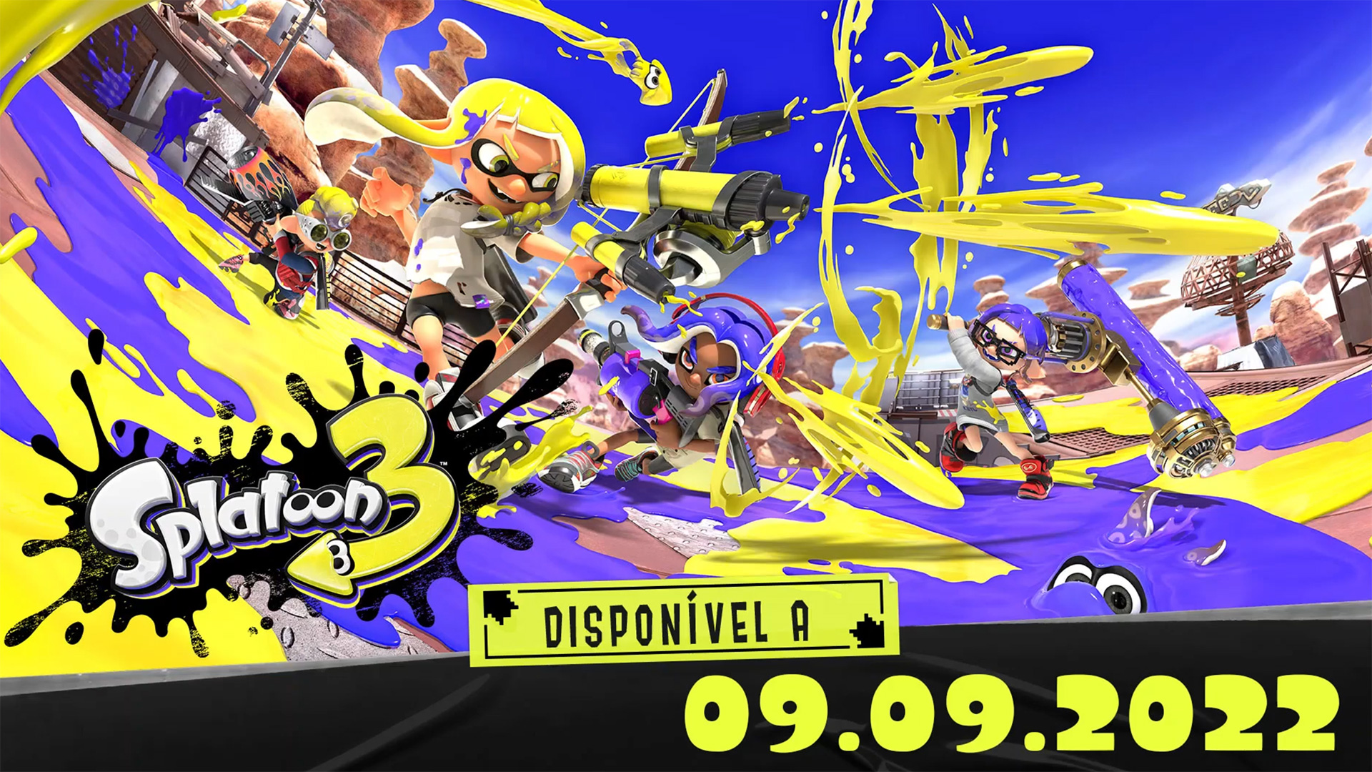 Splatoon 3 já tem data de lançamento | OtakuPT