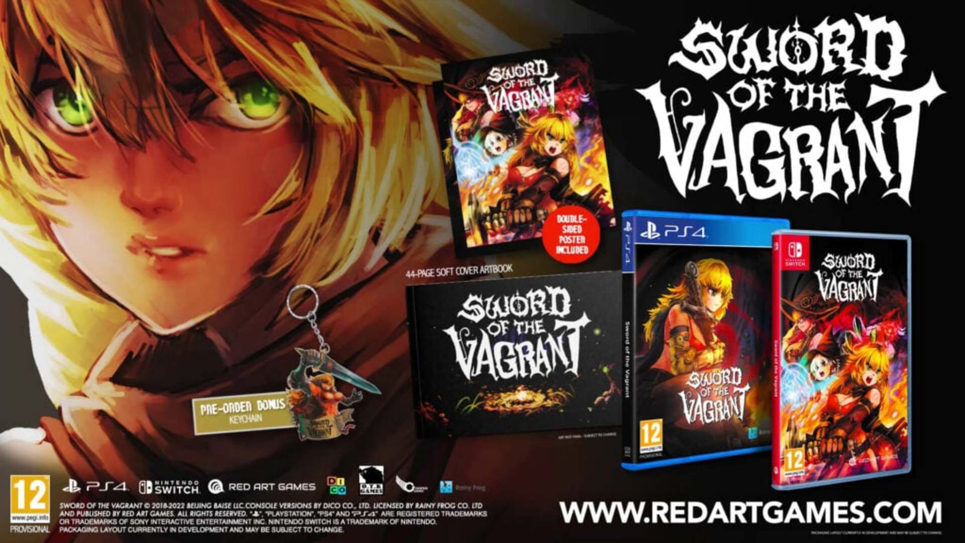 Sword of the Vagrant vai receber versões físicas para a Nintendo Switch e PlayStation 4 | OtakuPT
