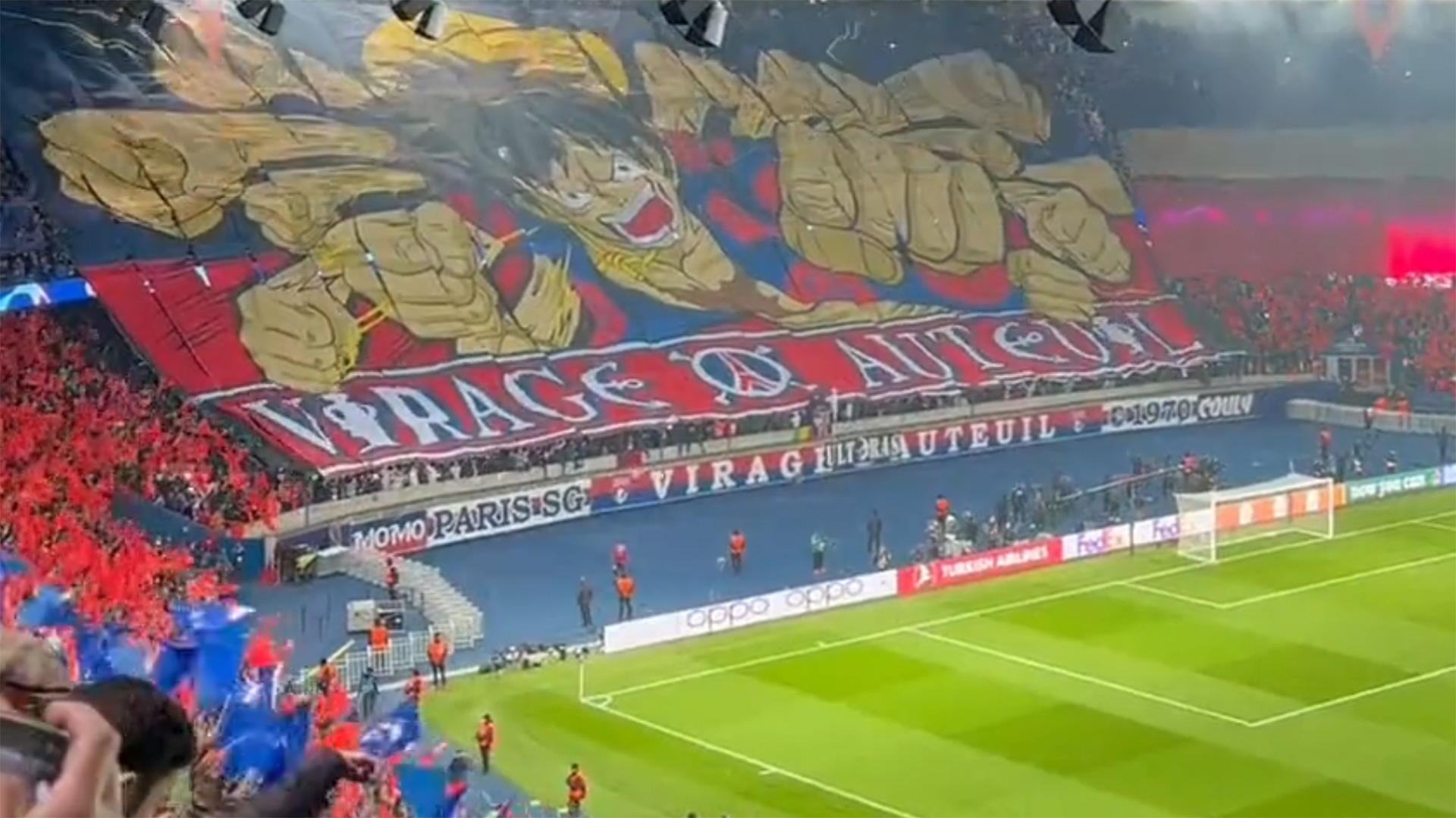 Luffy (One Piece) na Liga dos Campeões a apoiar o PSG | OtakuPT