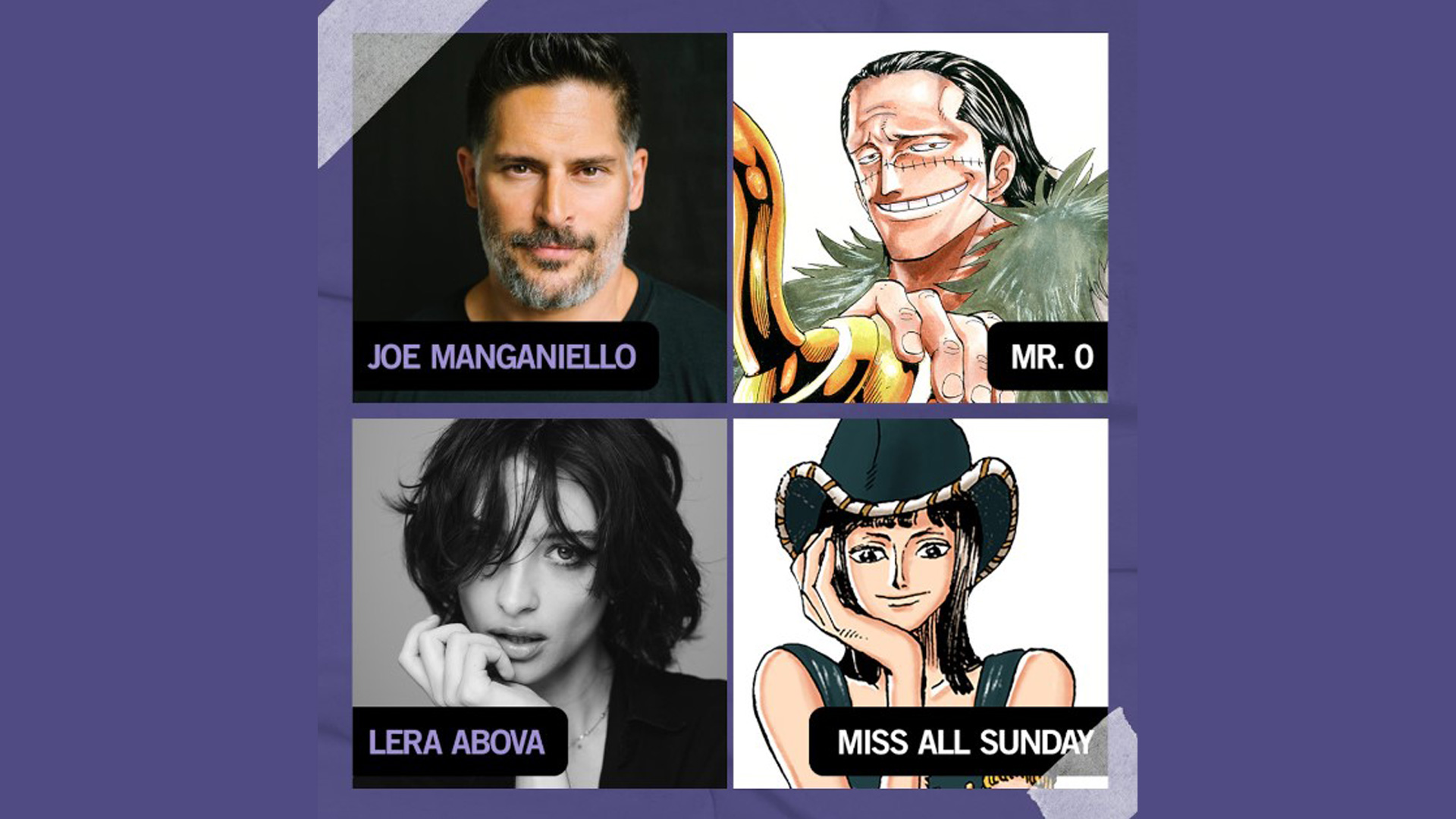 Joe Manganiello e Lera Abova como Crocodile e Nico Robin em One Piece live-action | OtakuPT