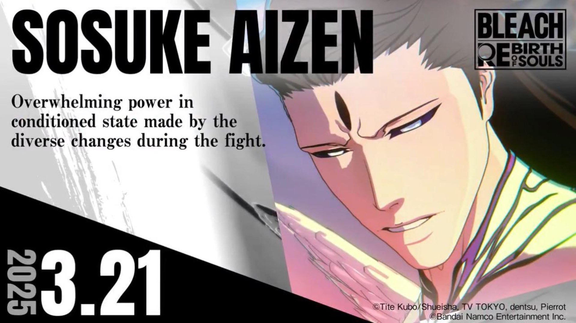 BLEACH Rebirth of Souls destaca Aizen Sousuke | OtakuPT