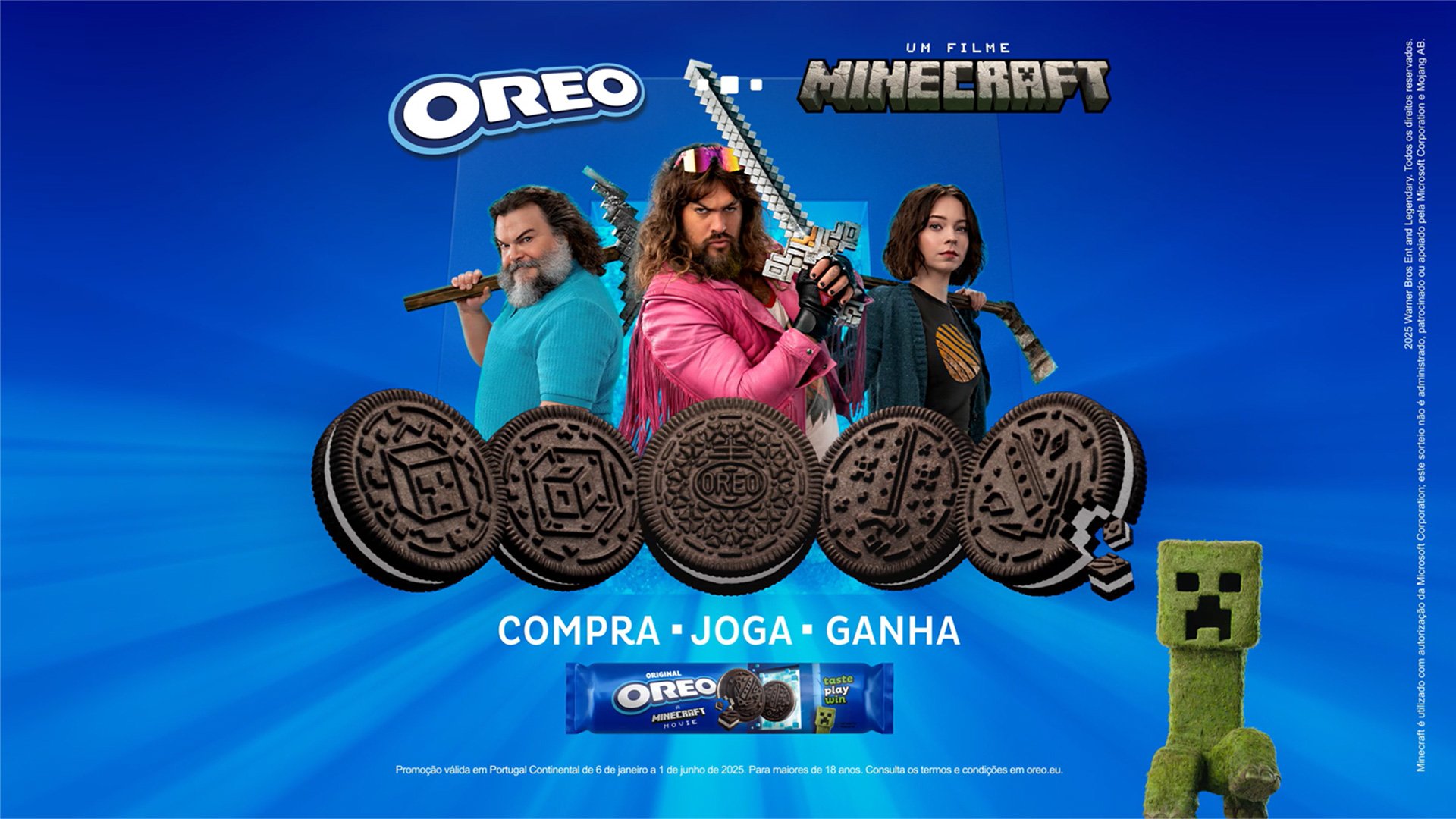 OREO faz parceria com UM FILME MINECRAFT para dar prémios exclusivos ...