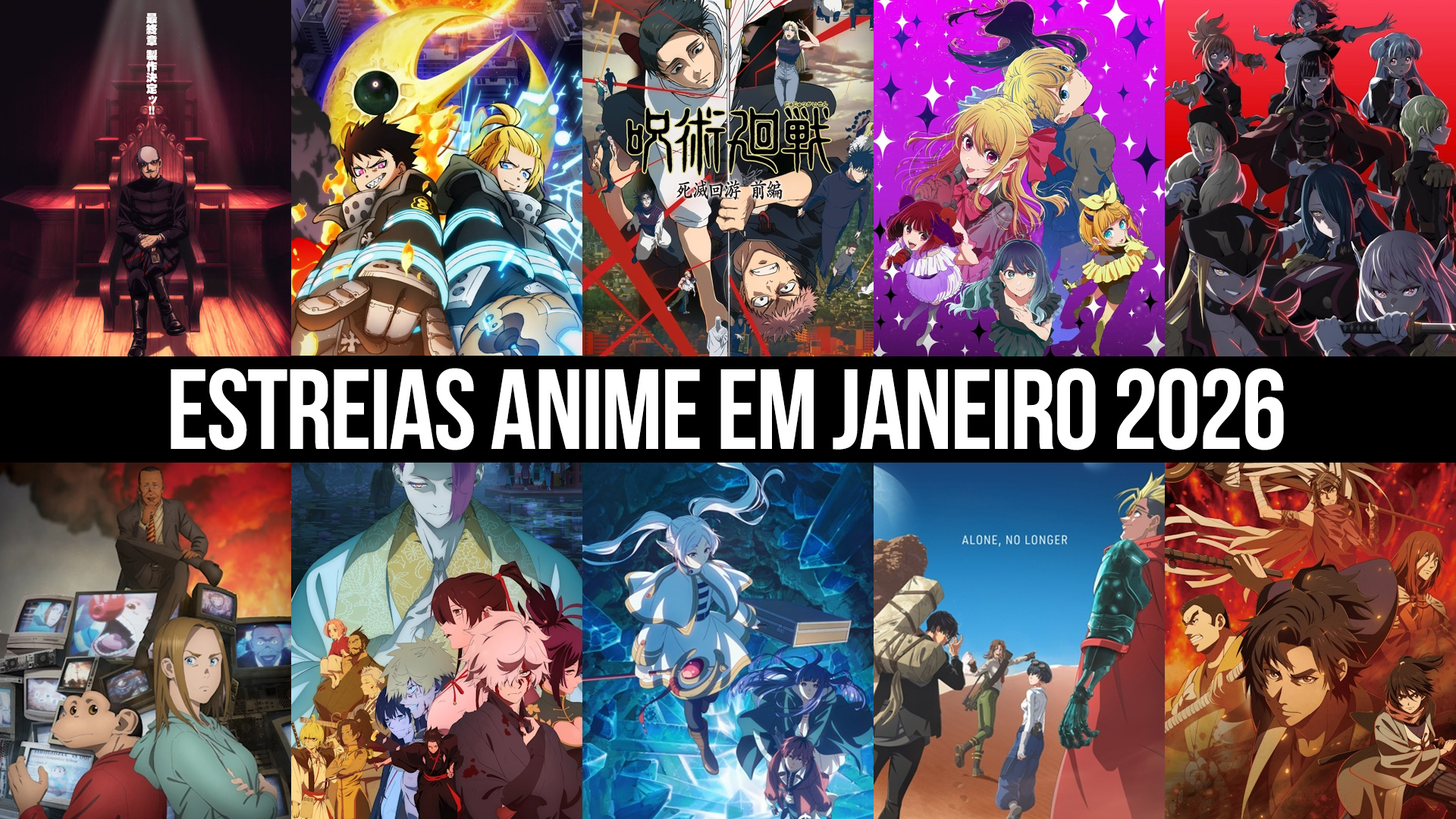 Estreias anime em Janeiro de 2026 | OtakuPT
