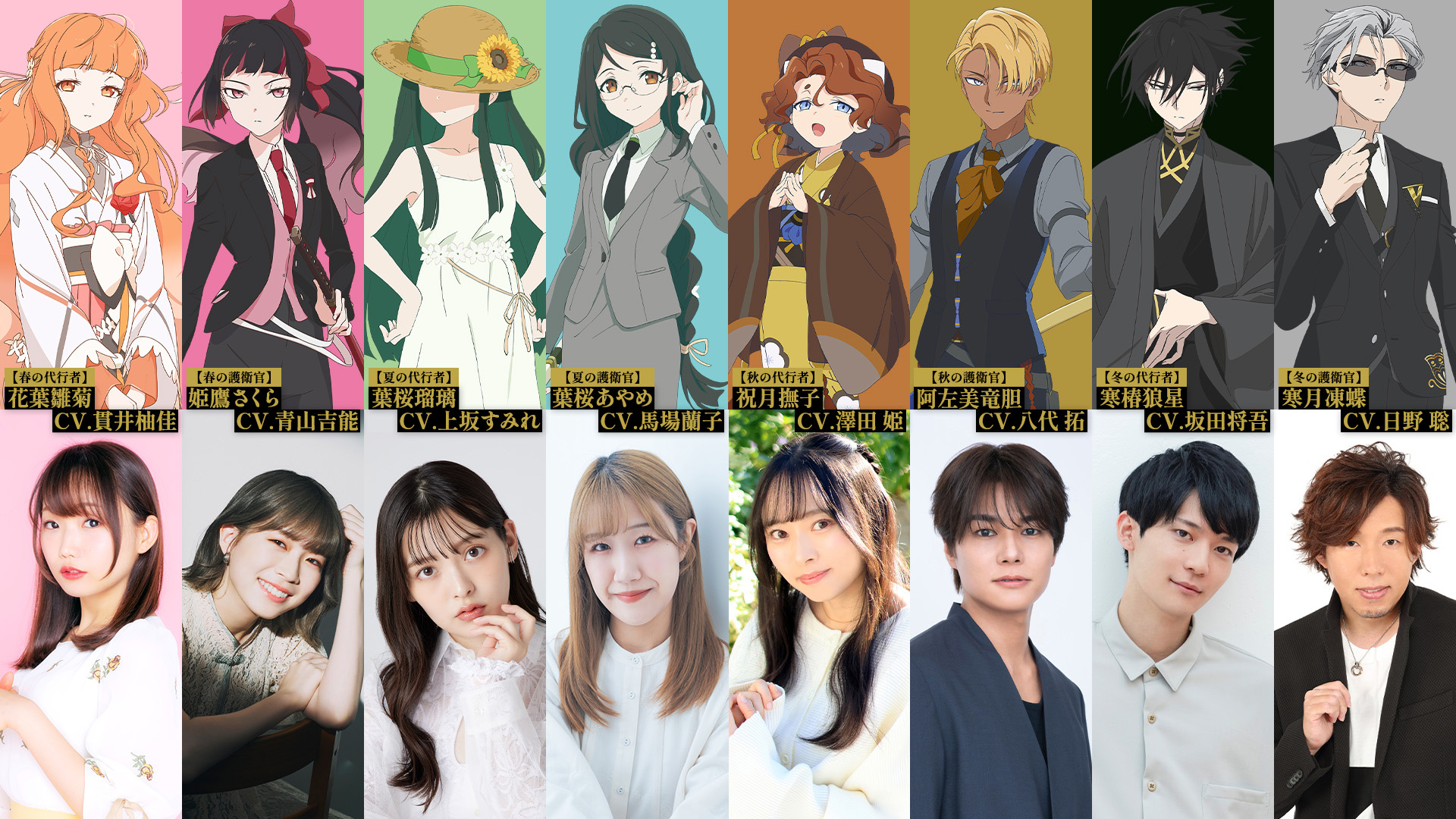 Anime Agents of the Four Seasons revela elenco | OtakuPT