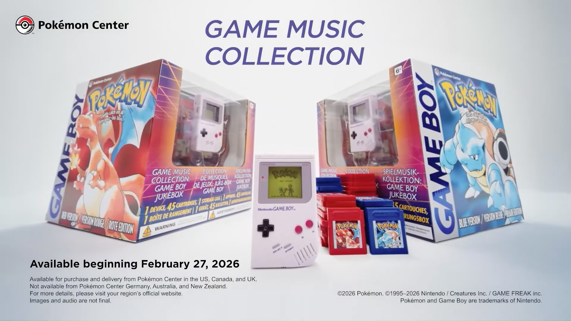 The Pokémon Company lança jukebox com músicas de Pokémon Red e Blue ...